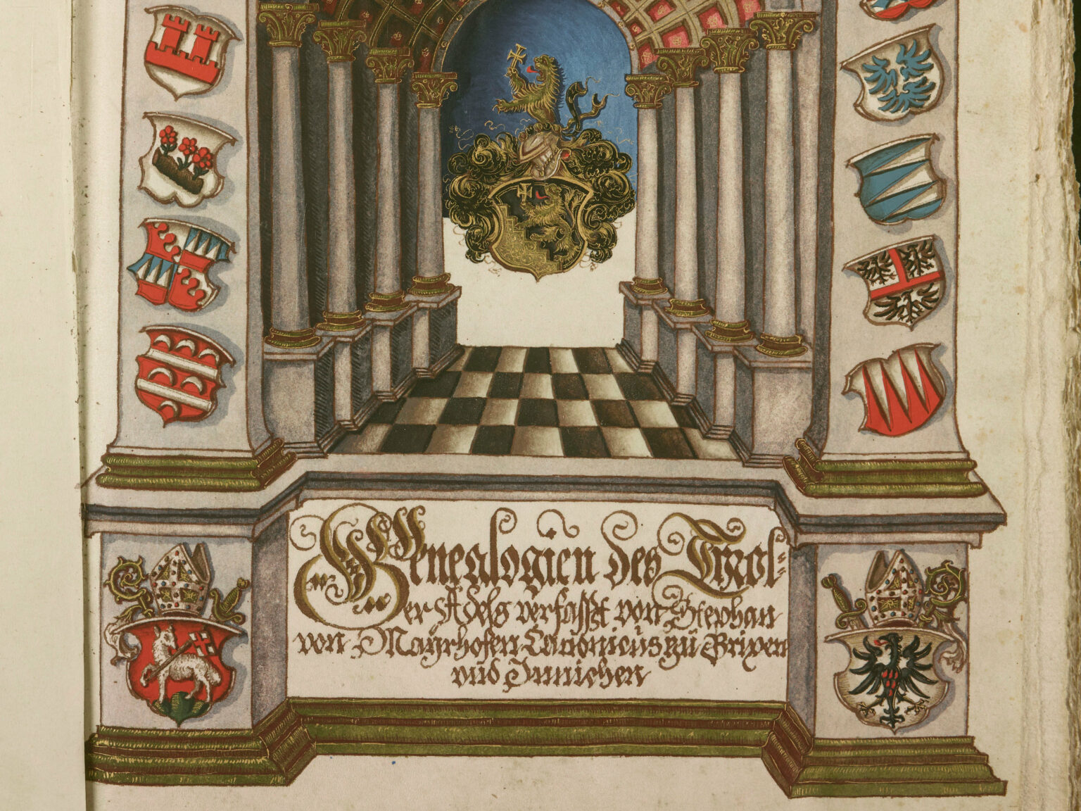 Umfangreiche „Genealogien des Tiroler Adels“ Stephan von Mayrhofen ...